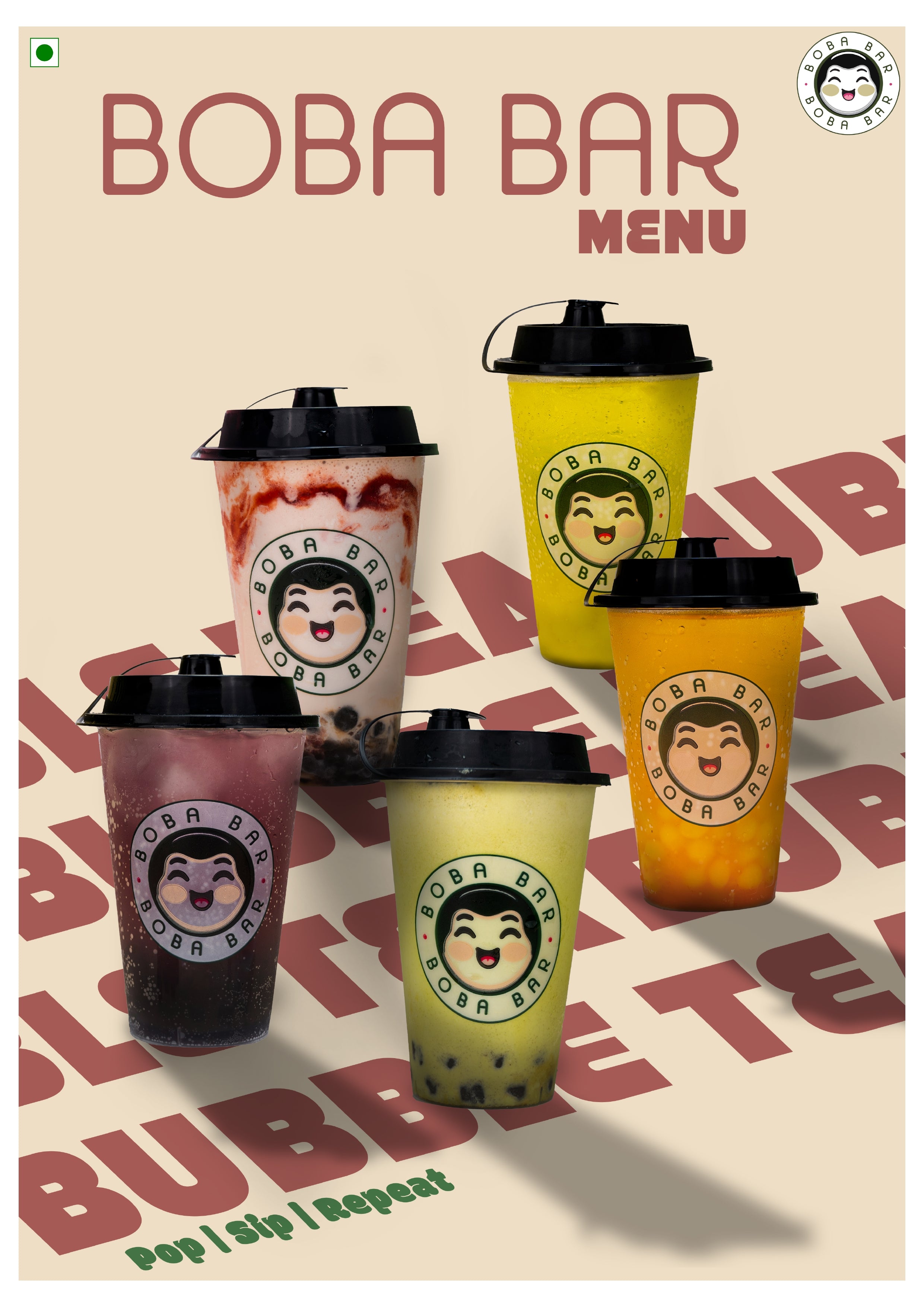 Boba Bar Menu | No.1 Bubble Tea Brand